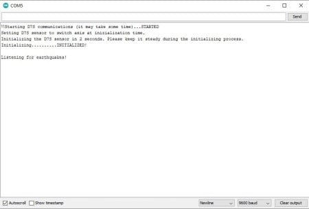 Arduino Eatrthquake alarm and protection system with D7S seismic Sensor ...