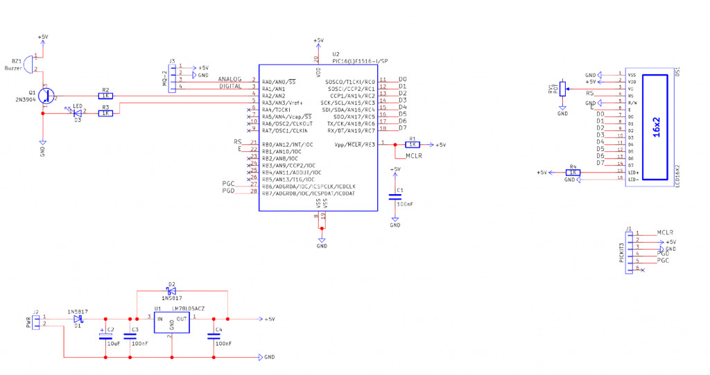 How to Make a PIC-Powered Gas Alarm | PIC | Maker Pro