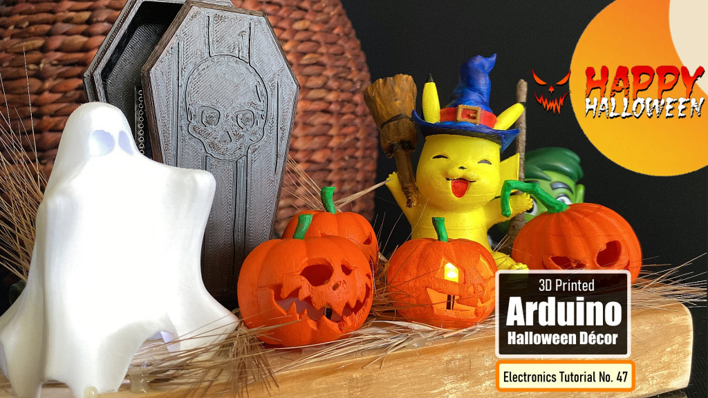 3d Printed Arduino Halloween Décor Arduino Maker Pro