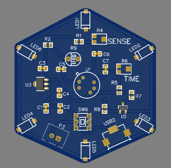 An open-source infrared induction light control night light | PCB ...