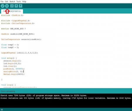 How to Build a Thermometer With Arduino UNO and the DS18B20 Waterproof ...