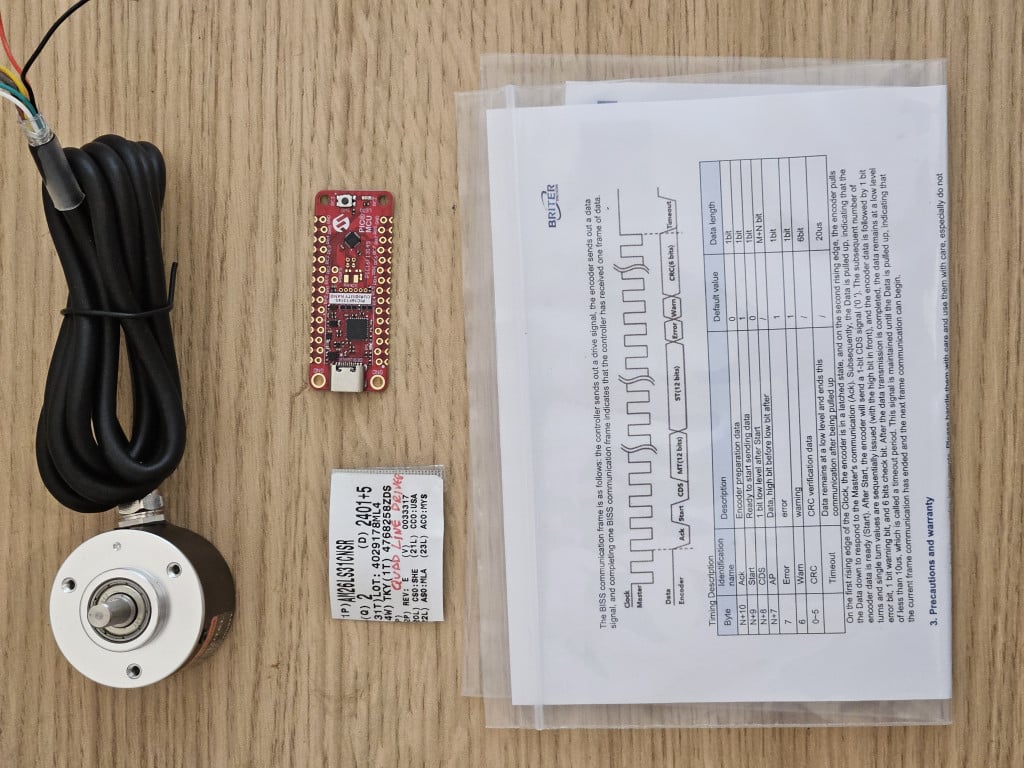 BISS-C Interface for PIC16F13145 | Configurable Logic Block | Maker Pro
