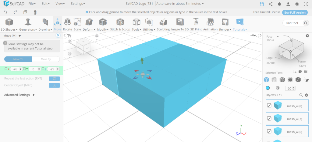 HOW TO CREATE A 3D SelfCAD LOGO USING 3D MODELLING SOFTWARE | Google ...