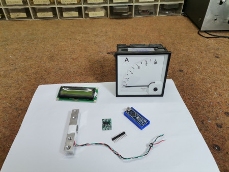 Arduino weighing machine(scale) with analog showing | Arduino | Maker Pro