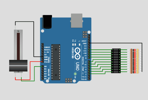 Connecting LED Bar to the Arduino UNO | Arduino | Maker Pro