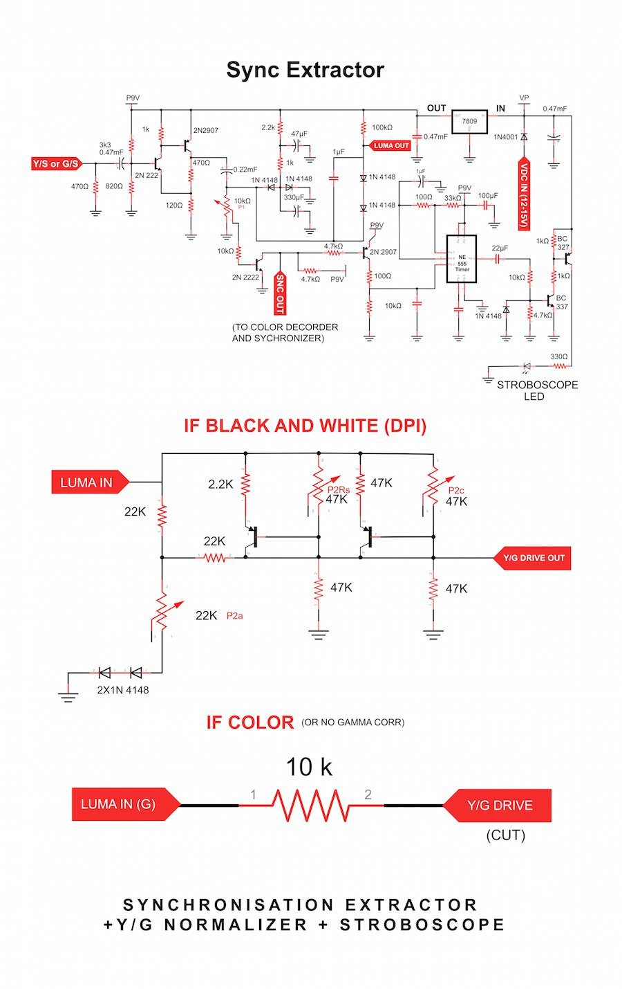 Build a Color Mechanical TV, Part 3: Circuit Construction | Custom ...