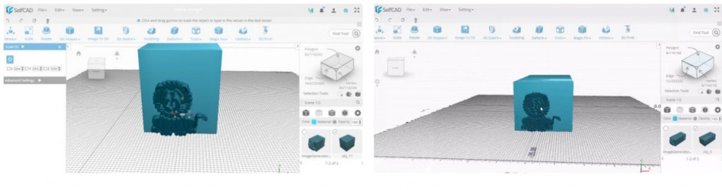 Converting an Image Into a 3D Shape in SelfCAD 2.0 | Custom | Maker Pro