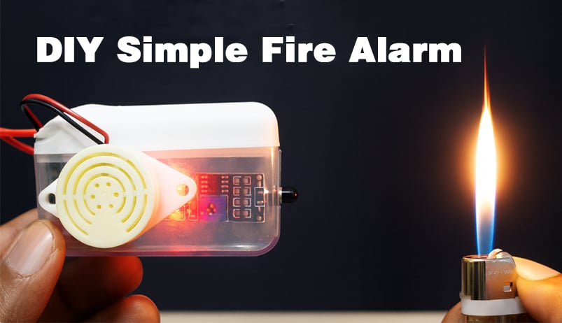 DIY Simple Fire Alarm | Custom | Maker Pro