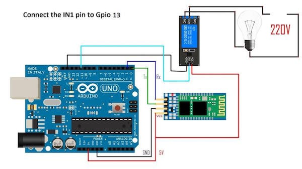 How To Control a 5V Relay With Bluetooth Using an Arduino and an ...