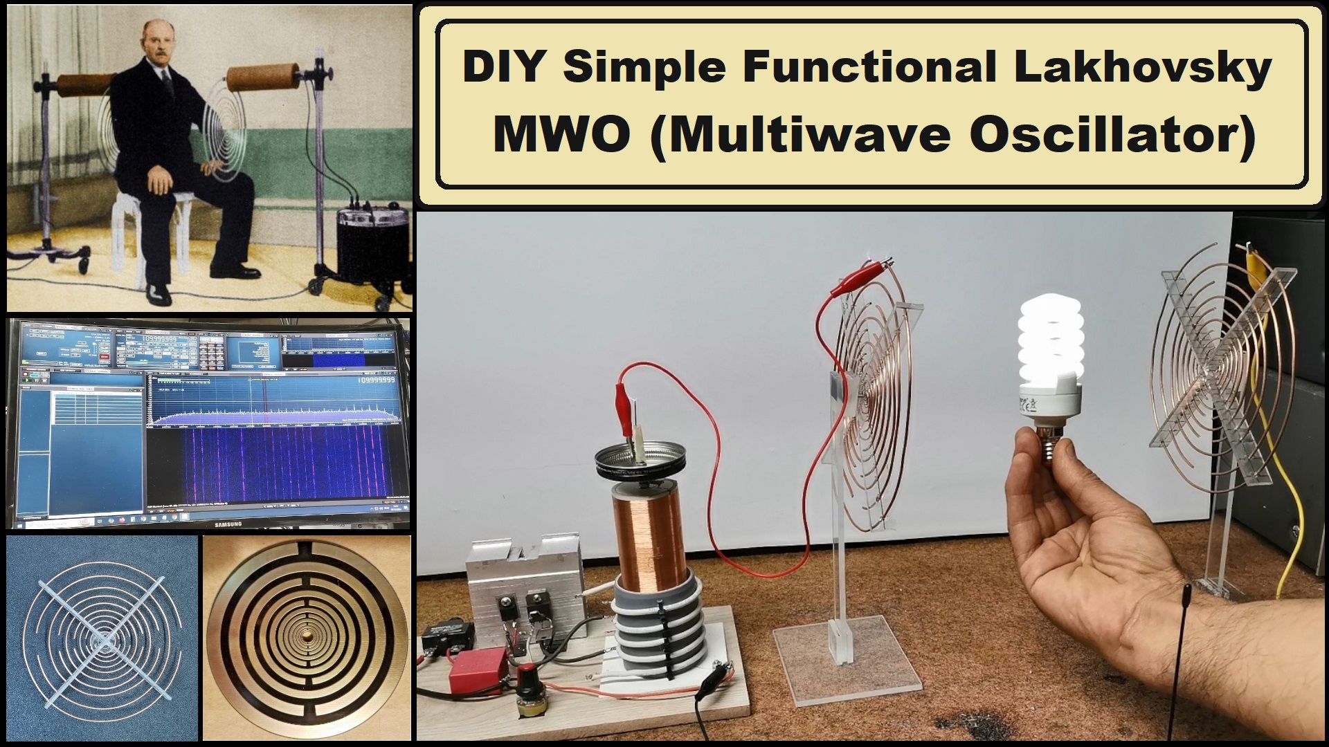 DIY Simple Functional Lakhovsky MWO (Multiwave Oscillator) Therapy ...