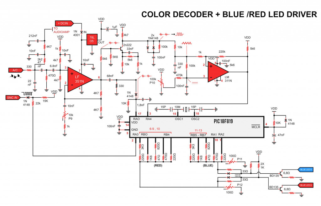 Build a Color Mechanical TV, Part 3: Circuit Construction | Custom ...