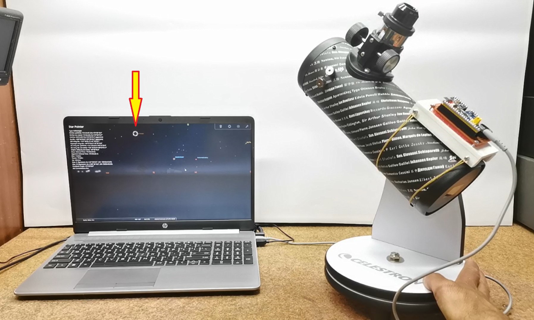 DIY Simple STM32 Virtual Electronic Finderscope (Stellarium Compatible) | STM32 Nucleo | Maker Pro