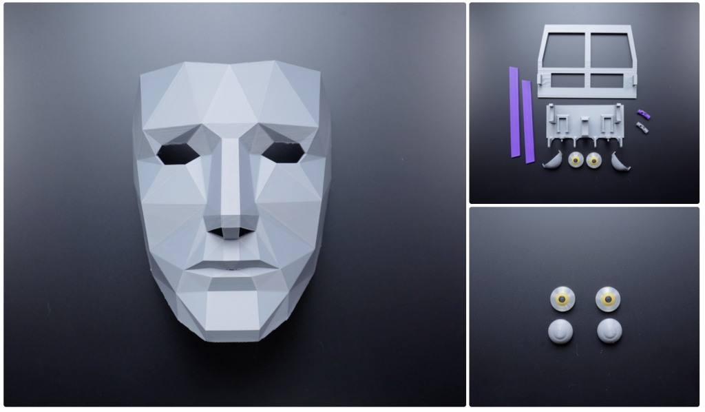 Face With Animatronic Eyes Motion Detection And Voice Arduino Maker Pro