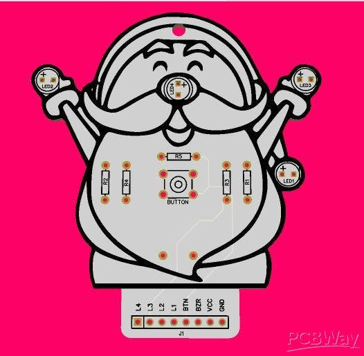 Santa Claus PCB Arduino Module | Arduino | Maker Pro