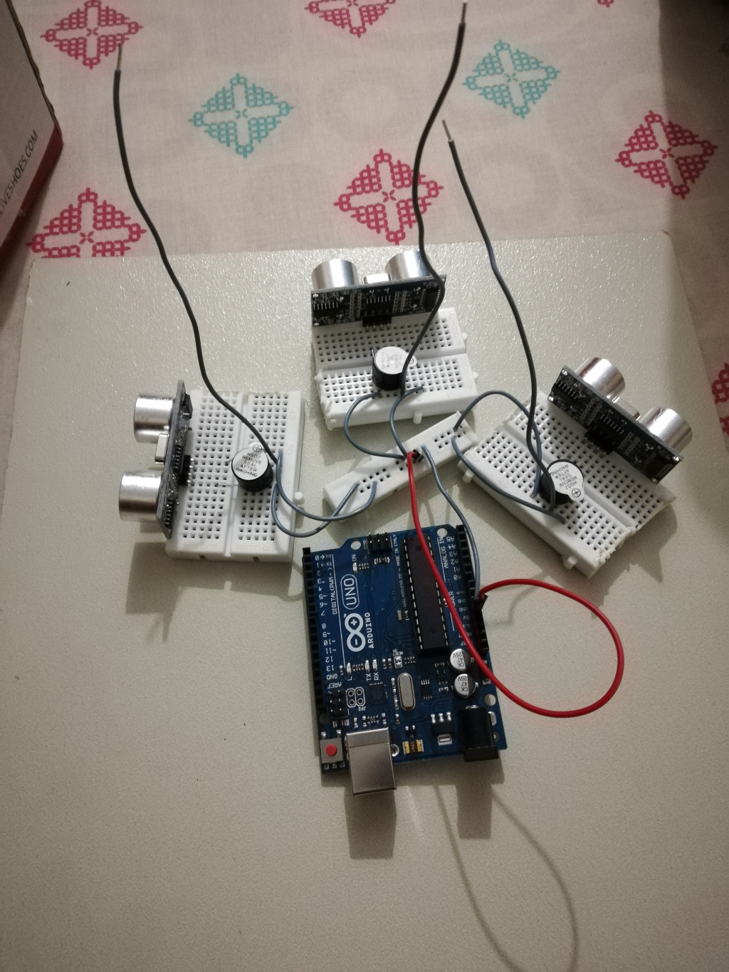 Create a Smart Blind Stick Using Arduino Plus 3 Sonars | Arduino ...