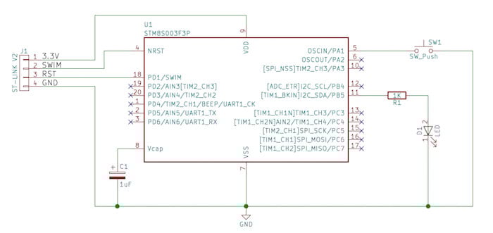Using GPIO on STM8 Microcontrollers | Custom | Maker Pro