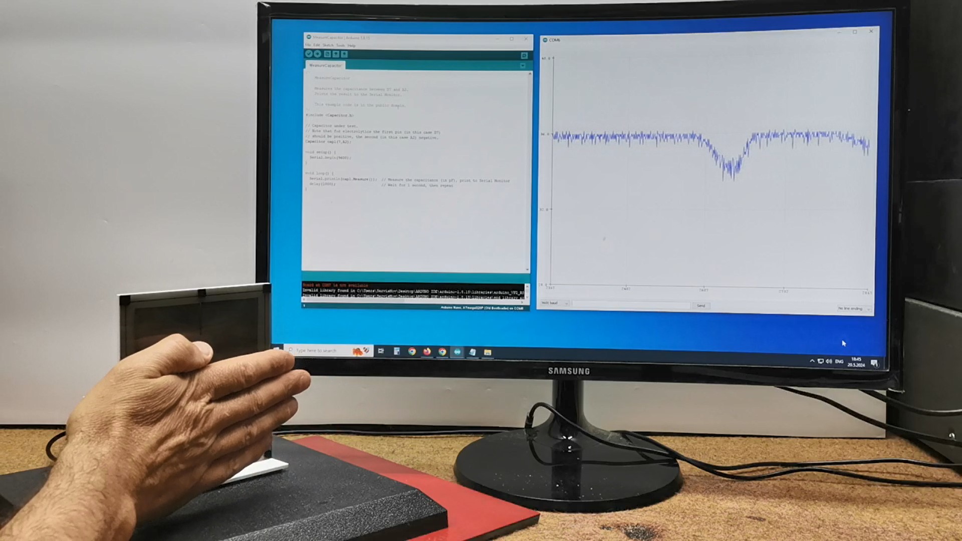 Simple DIY Capacitive Proximity Sensor—Human Presence Detector ...