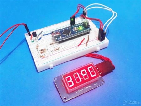 Custom PCB Temperature Indicator System | Arduino | Maker Pro