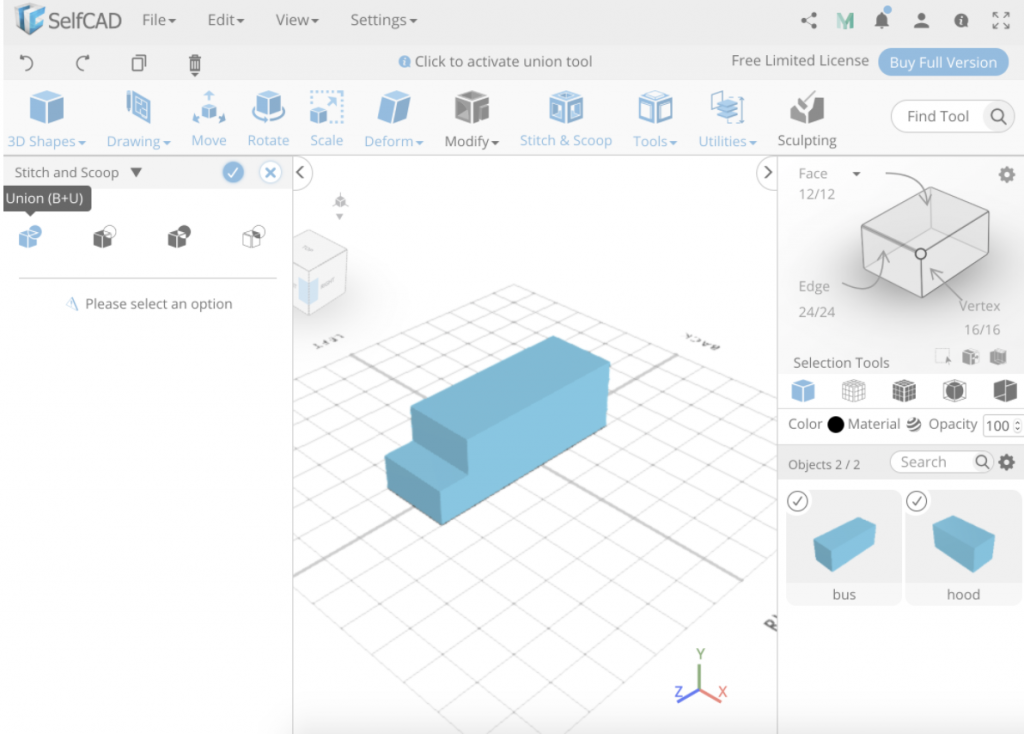 Learn SelfCAD 3D Modeling: Design a Bus | Custom | Maker Pro