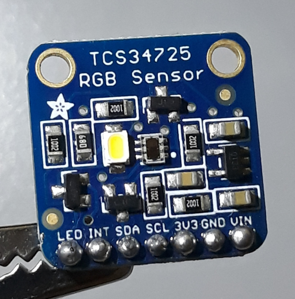 How to Connect a TCS34725 RGB Color Sensor With Raspberry Pi Zero W ...