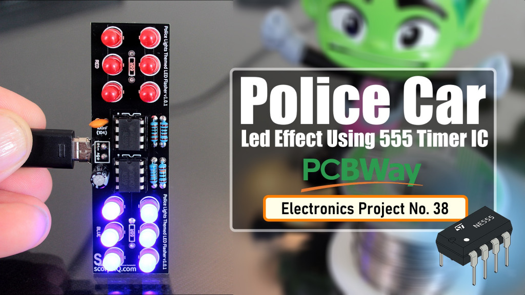 Police Car Led Effect Using 555 Timer IC | Arduino | Maker Pro
