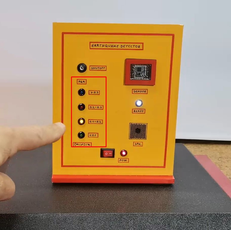 Arduino Eatrthquake alarm and protection system with D7S seismic Sensor ...