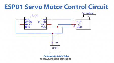 ESP01 Servo Motor Control using Web Server | ESP8266 | Maker Pro