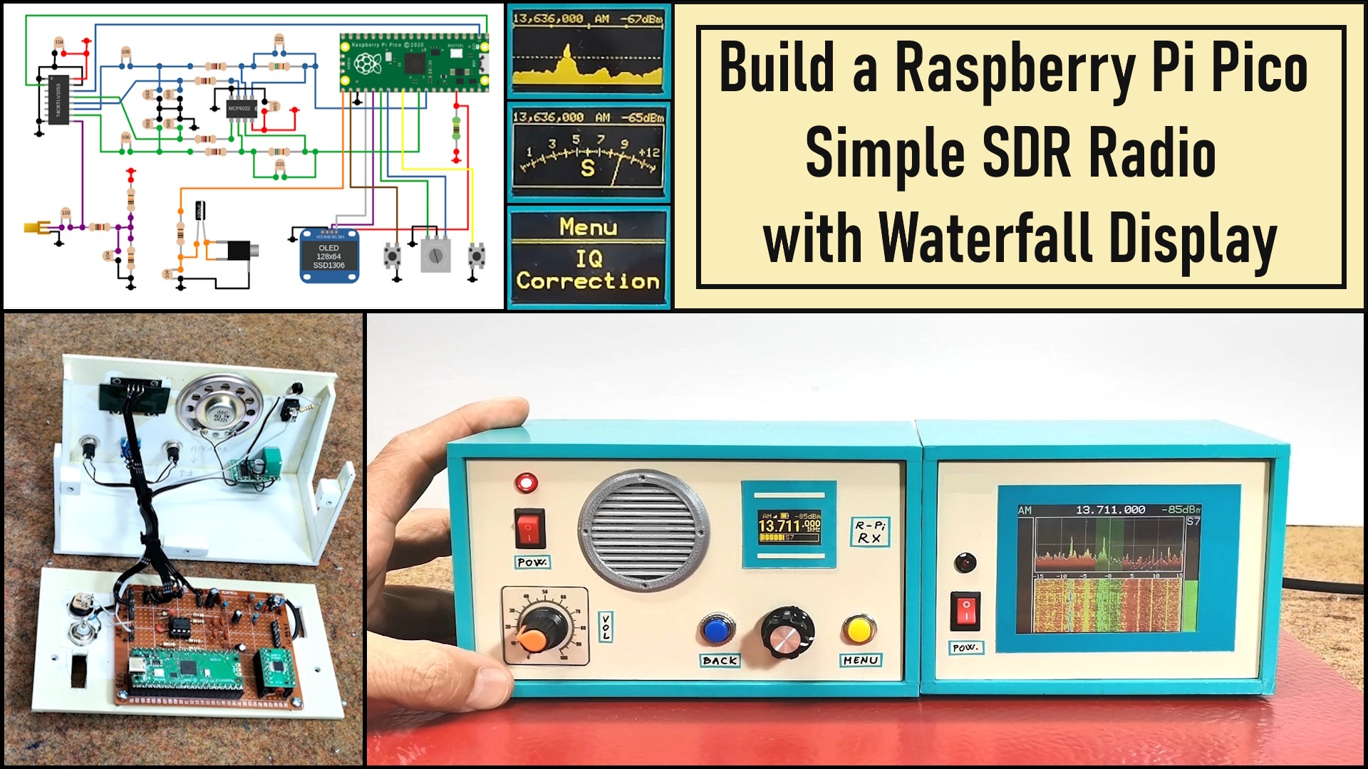 Build a Raspberry Pi Pico SDR Radio with Waterfall Display | Raspberry ...