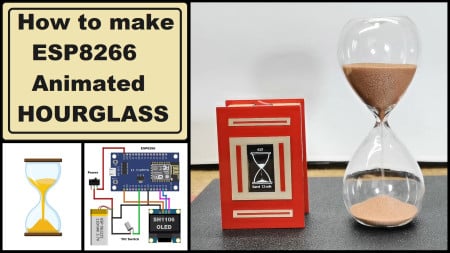 DIY ESP8266 Animated Hourglass on Oled display | Arduino | Maker Pro