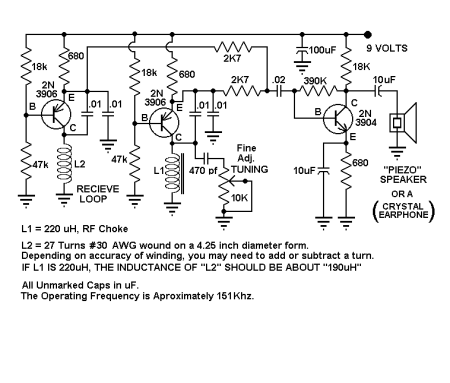 Simple Sensitive 3 Transistors BFO Metal Detector | Analog | Maker Pro