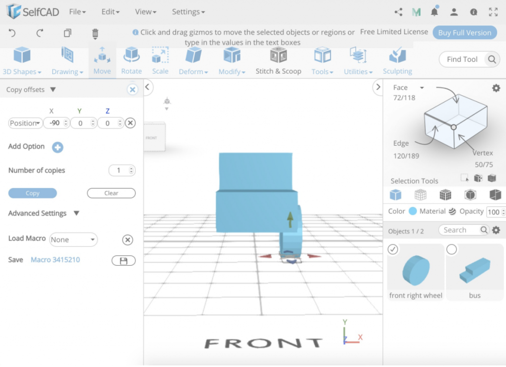 Learn SelfCAD 3D Modeling: Design a Bus | Custom | Maker Pro
