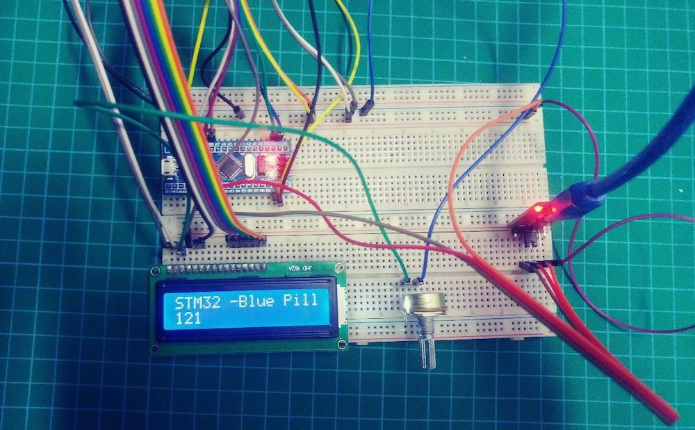 How to Connect the STM32 “Blue Pill" to a 16x2 LCD Module | Arduino ...