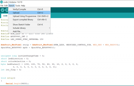 How to Make a Gesture-controlled LED Strip With Arduino | Arduino | Maker Pro