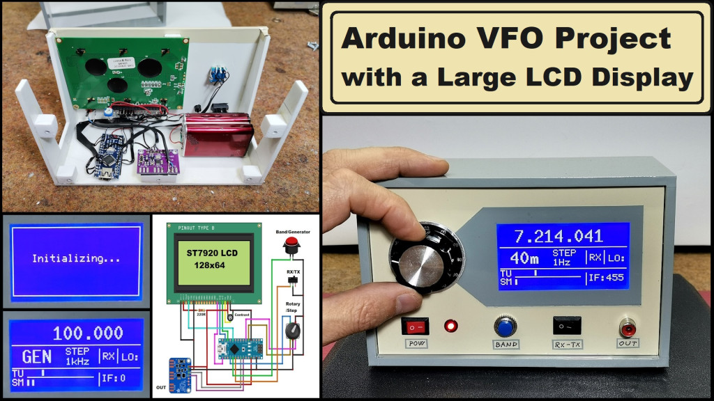 Arduino VFO Project with a Large LCD Display | Arduino | Maker Pro
