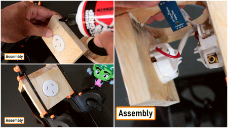 Touchless Multifunctional Bedside Lamp With Digital Clock | Arduino ...