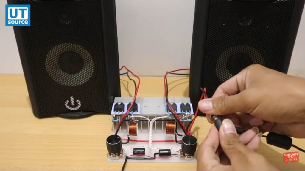 DIY Powerful Ultra Bass Stereo Amplifier with D718 | Arduino | Maker Pro