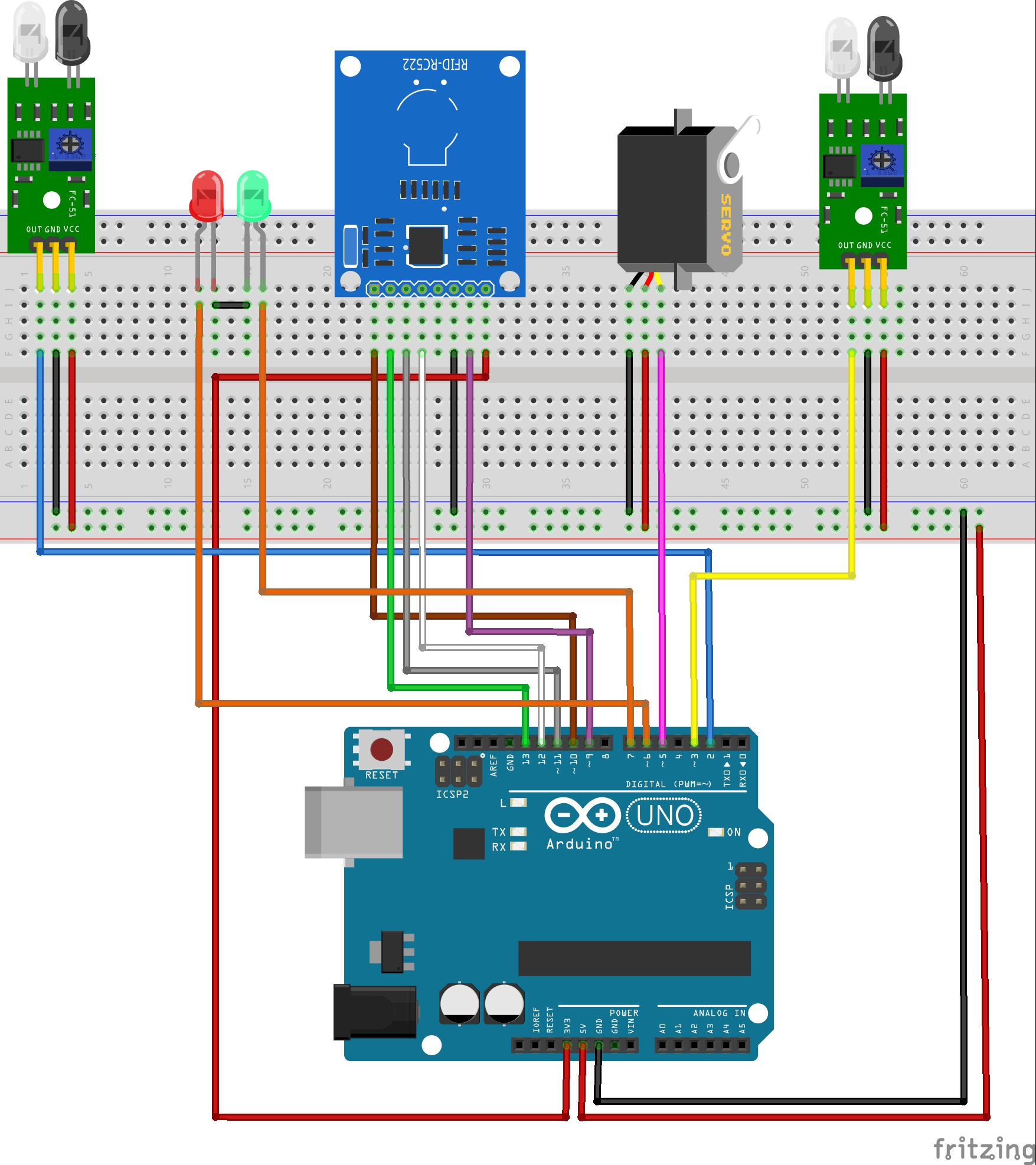 Build an Automatic Toll Gate System Using Arduino | Arduino | Maker Pro