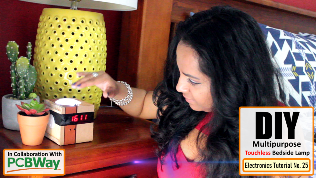 Touchless Multifunctional Bedside Lamp With Digital Clock | Arduino ...