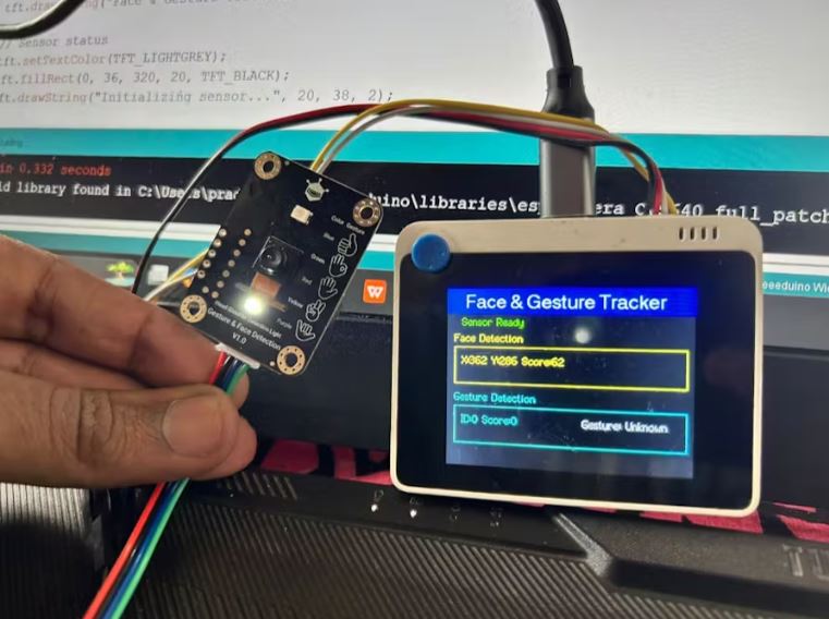 Air-Controller with Wio Terminal, DFRobot GestureFace Sensor | Arduino | Maker Pro