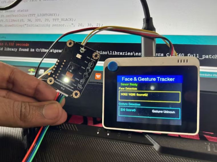 Air-Controller with Wio Terminal, DFRobot GestureFace Sensor | Arduino ...