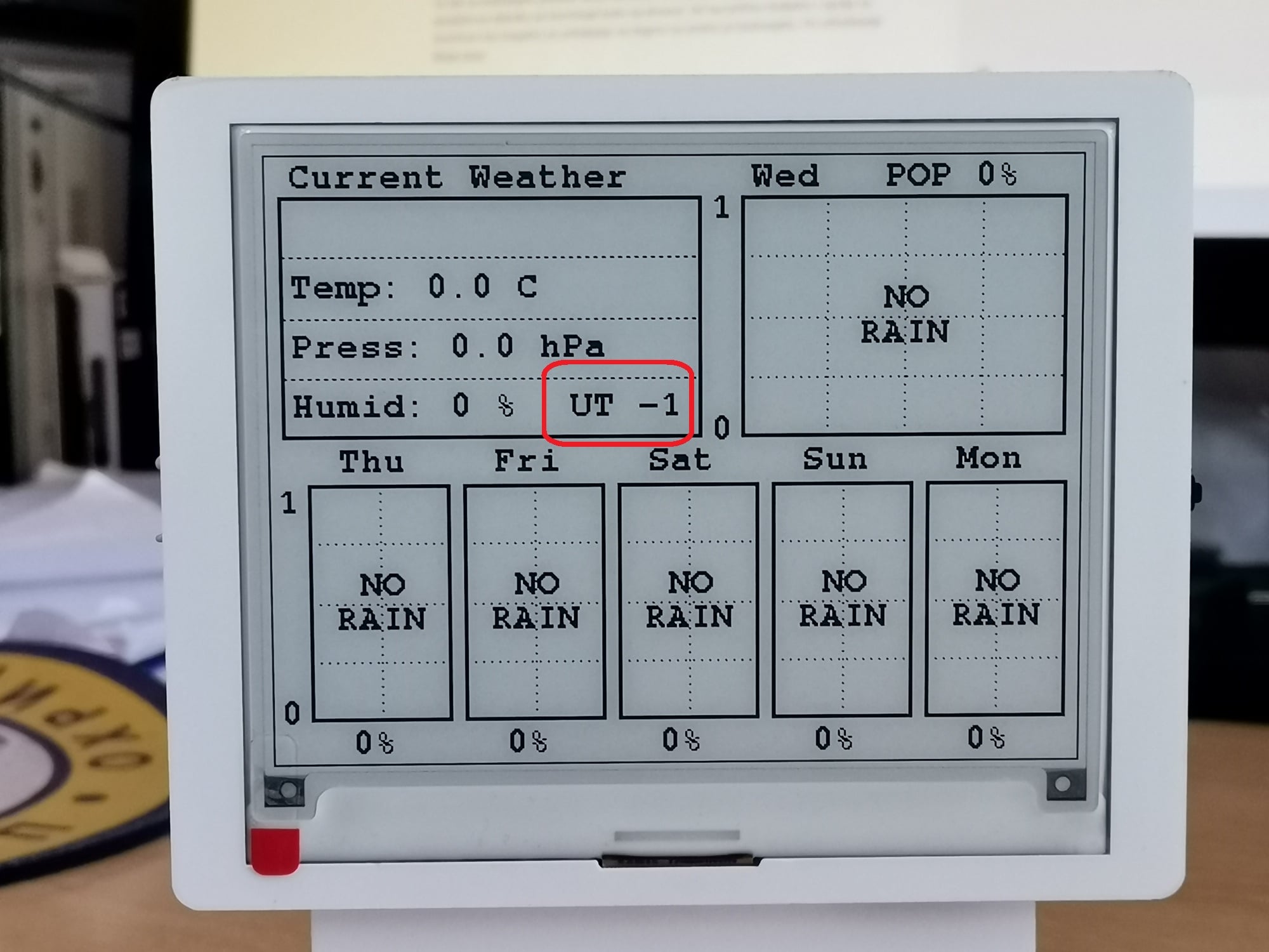 DIY 5-Day Rainfall Forecast Device - ESP32 E-Paper Project | Everything ...