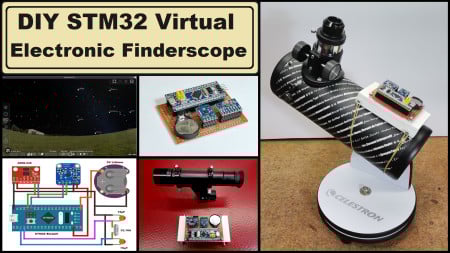 DIY Simple STM32 Virtual Electronic Finderscope (Stellarium Compatible ...