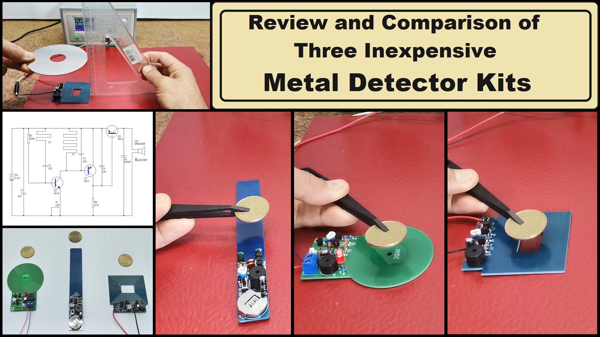 Review and Comparison of Three Inexpensive Metal Detector Kits | Analog ...