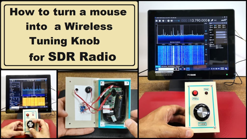 How to turn a Mouse into a Wireless Tuning Knob for SDR Radio | Arduino | Maker Pro