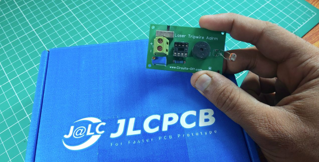 Laser Tripwire Alarm Electronics Project | PCB | Maker Pro