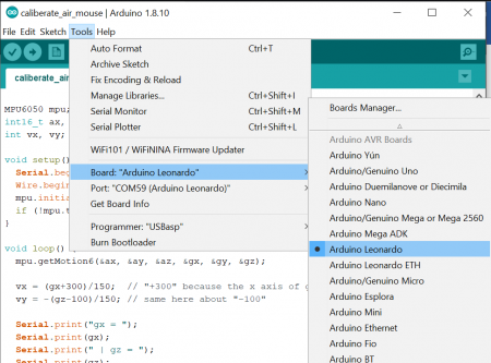 How to Make a Gesture-controlled Mouse Using an Arduino Leonardo ...