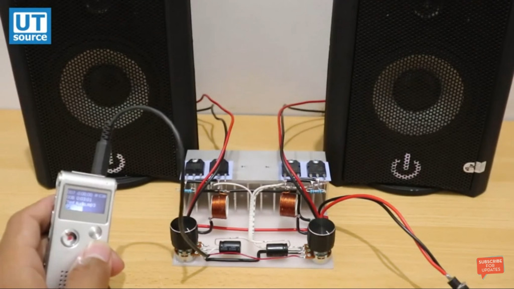 DIY Powerful Ultra Bass Stereo Amplifier with D718 | Arduino | Maker Pro