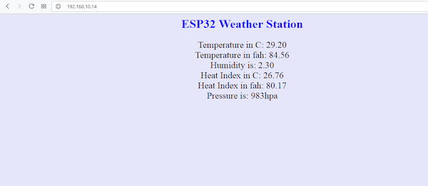 How to Create a Weather Station With Sensors and an ESP32 | Everything ...