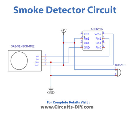 Simple Smoke Detector using ATtiny85 | Arduino | Maker Pro