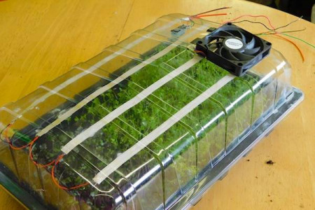 How to Make a Mini Automated Greenhouse for Microgreens | PCB | Maker Pro